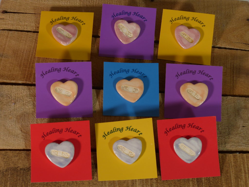 Healing Heart Pins - Wheel of Light Studio