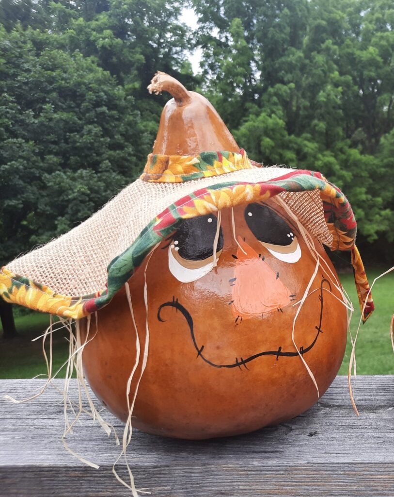 Scarecrow Gourd with Jan Null, Outta Her Gourd - Wheel of Light Studio
